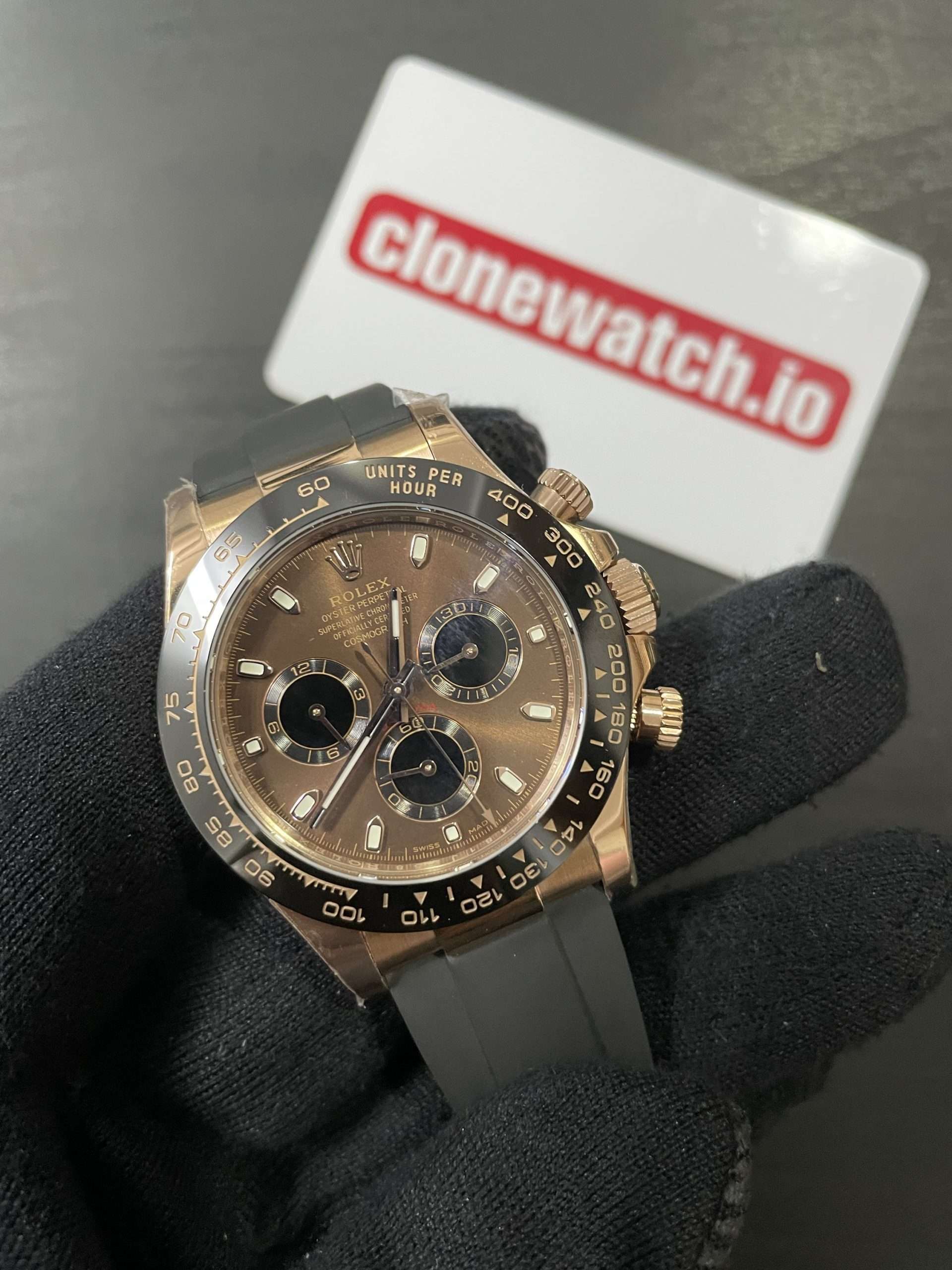 Superb Quality Rolex Daytona Replica Chocolate Dial Watch