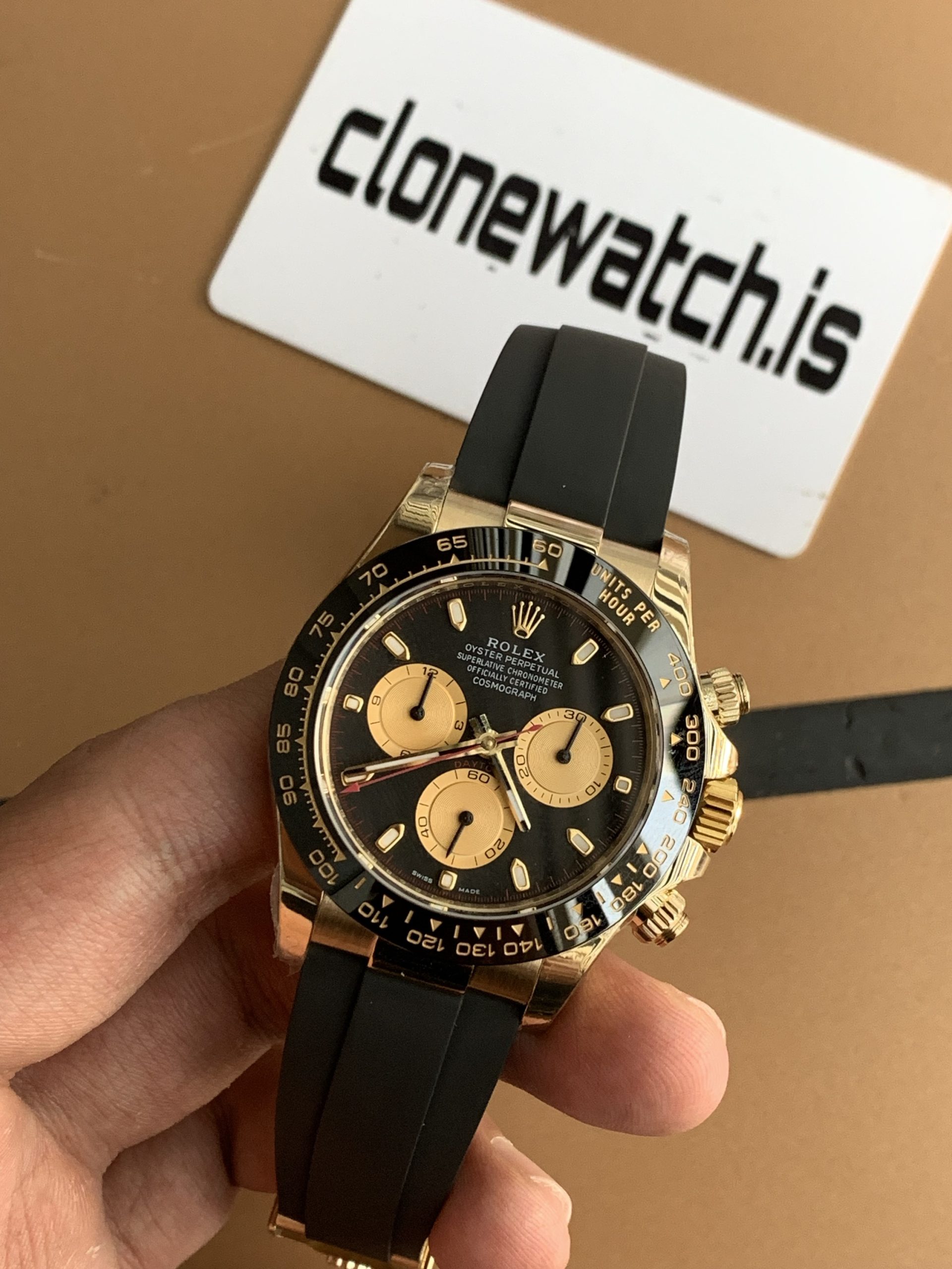 Best Fake Rolex Daytona 116518 Replica Paul Newman Oysterflex • Best ...